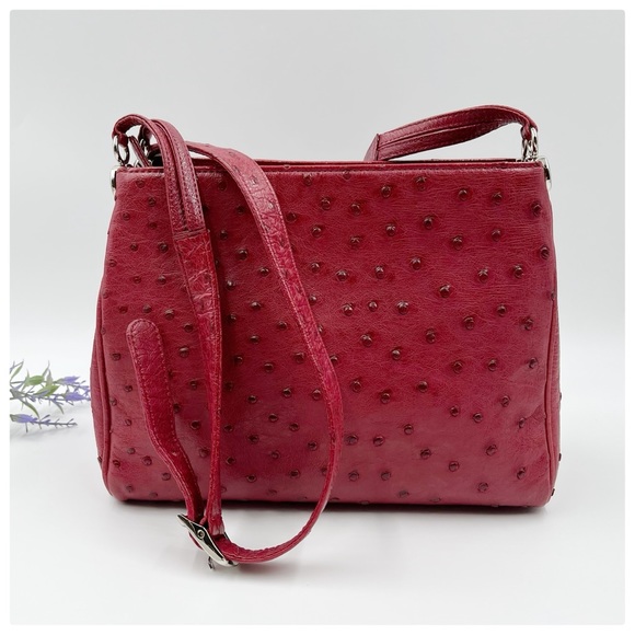 JRA | Bags | Genuine Ostrich Leather Crossbody Bag | Poshmark